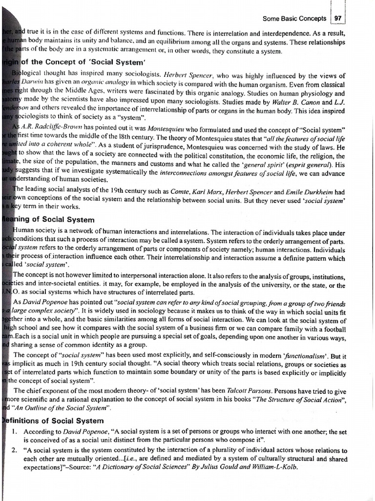 Social System | PDF