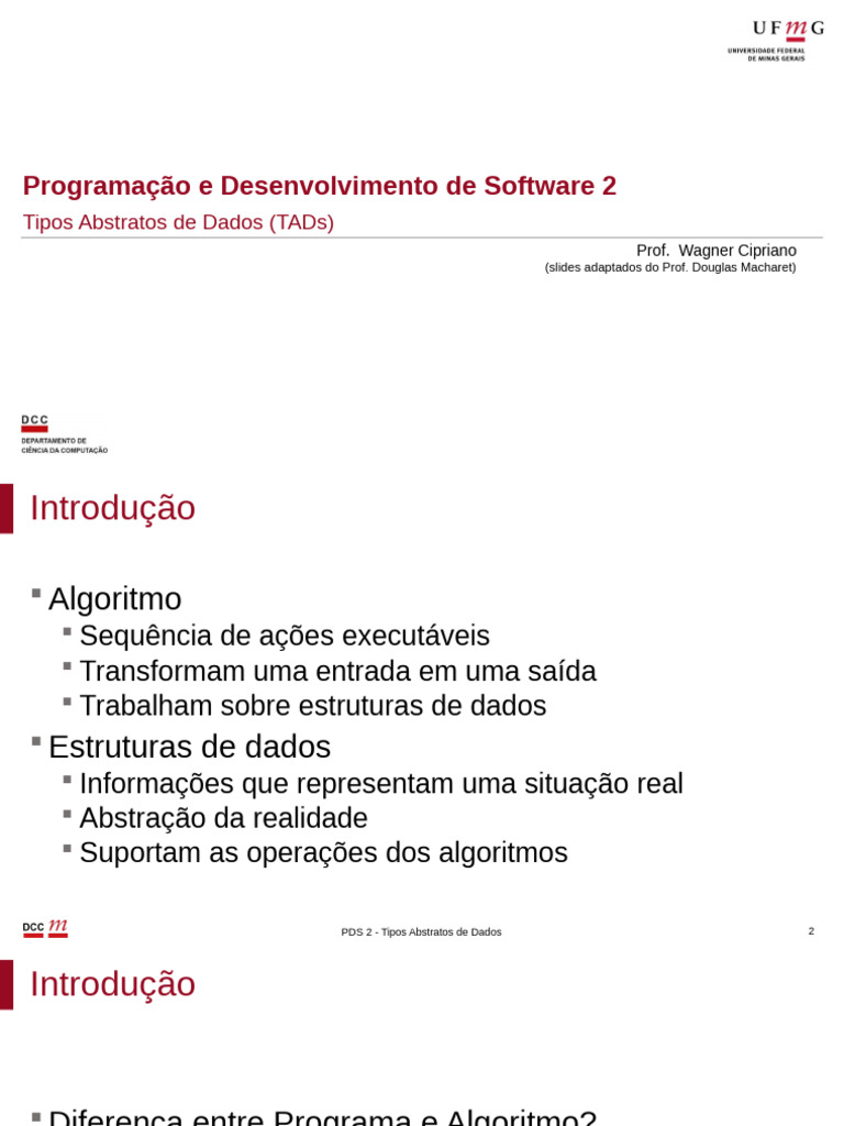 aula03-tipos-abstratos-dados | PDF | Algoritmos | C