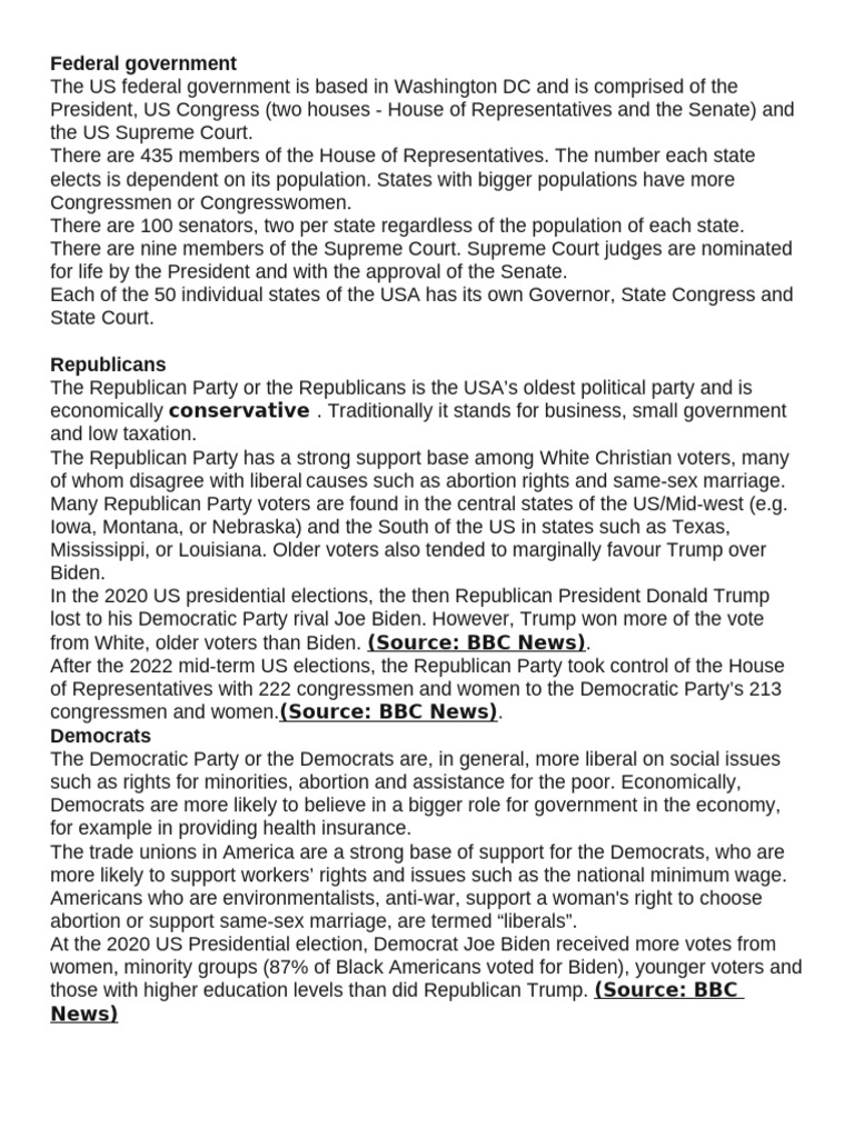 Federal government | PDF | Democratic Party (United States) | American ...