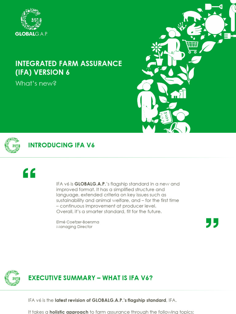 Global GAP IFA 6 | PDF | Audit | Sustainability