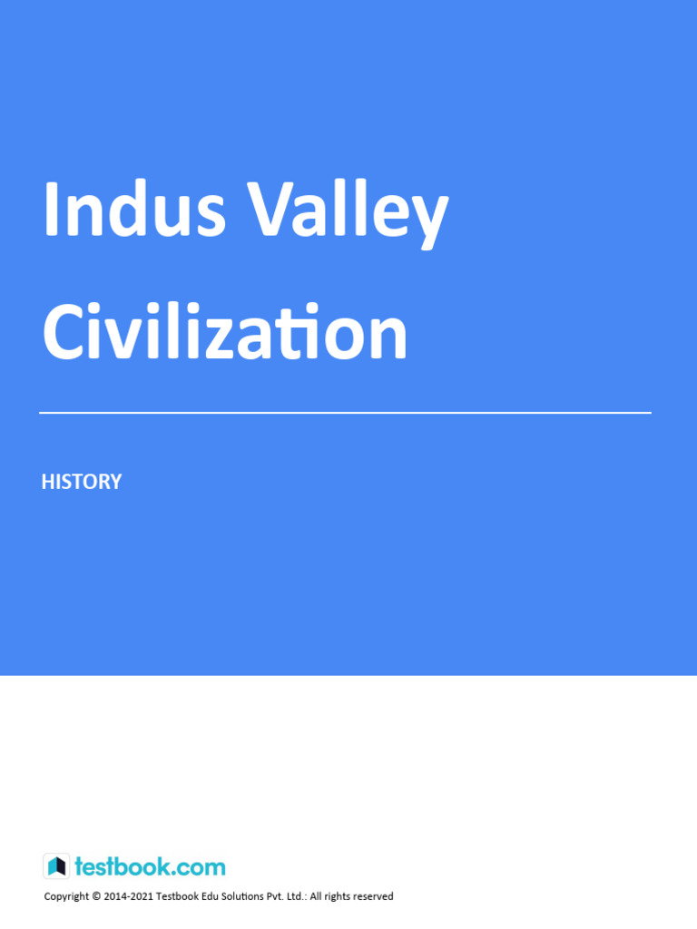 Indus Valley Civilisation - Study Notes | PDF