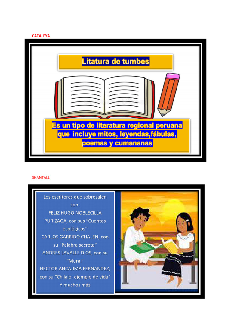 Literatura de Tumbes | PDF