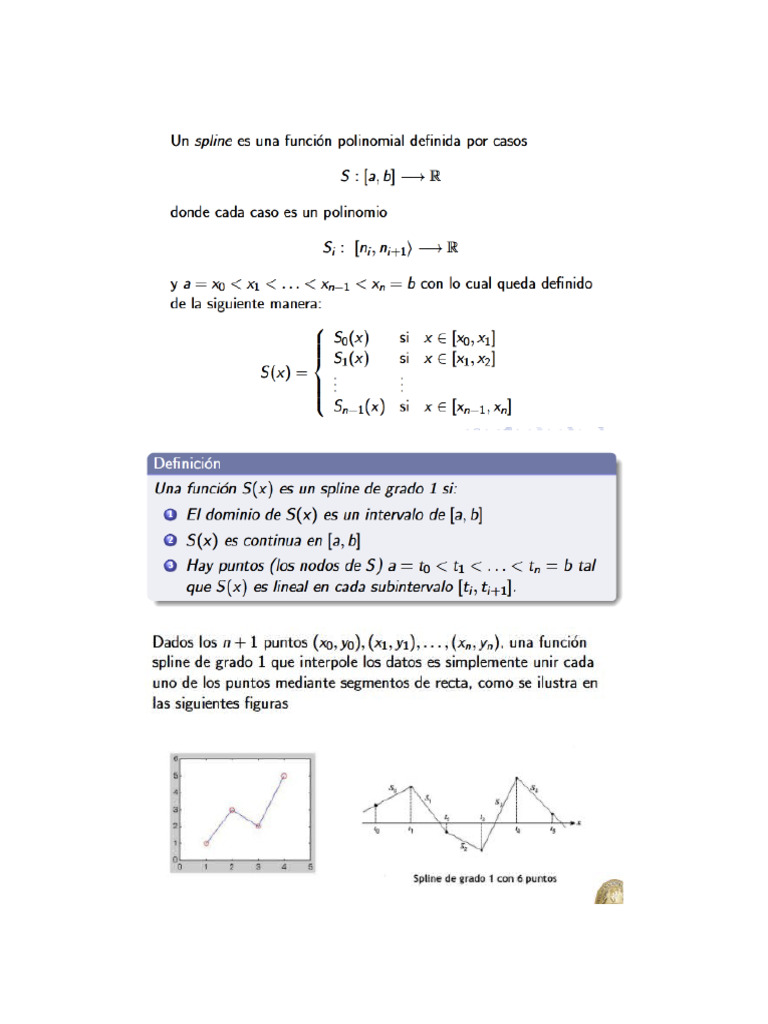 SPLINE CUBICOS | PDF