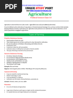 Notes Class 10 CBSE NCERT Geography Chapter-4 Agriculture | PDF ...