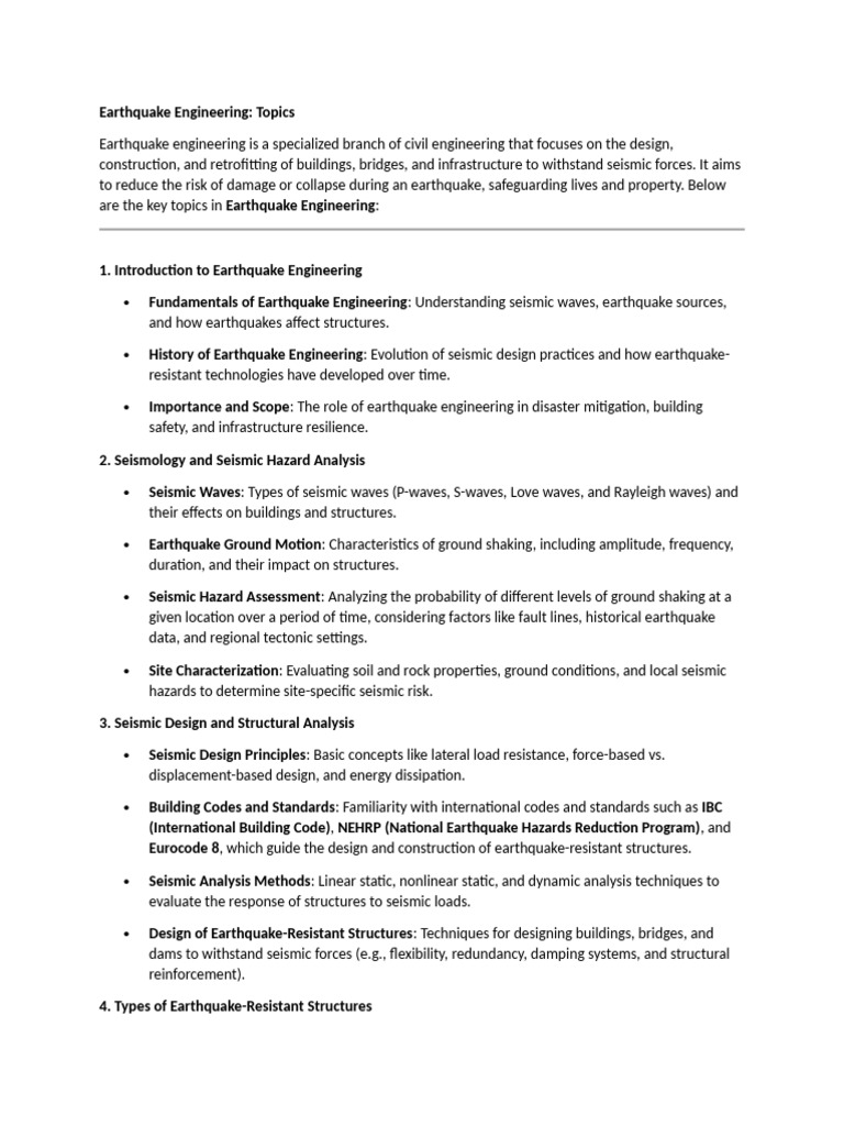 Earthquake Engineering | PDF | Earthquake Engineering | Earthquakes