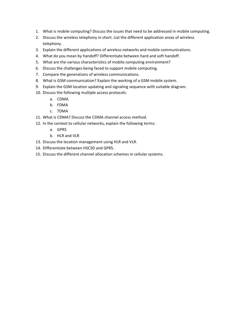 What Is Mobile Computing PDF