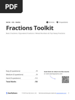 Simplifying Fractions - ANSWERS | PDF