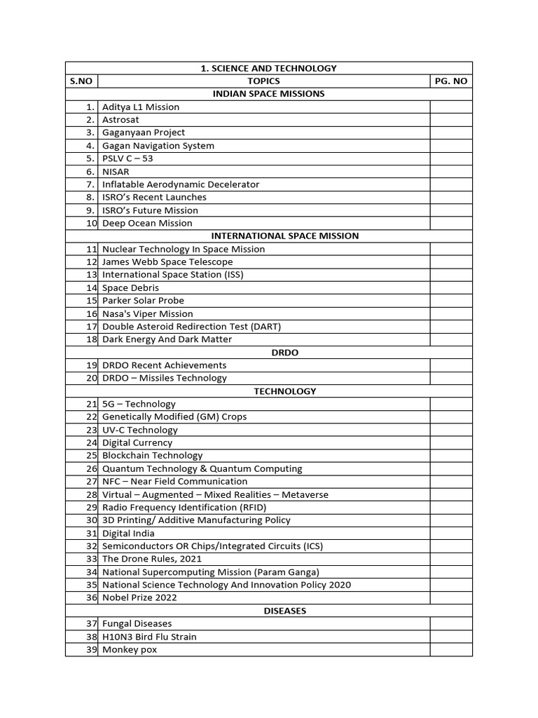 Science and Technology Final Compilation | PDF