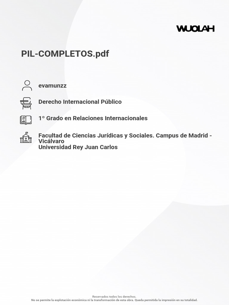 Wuolah Free Pil Completos | PDF | International Law | Public Law