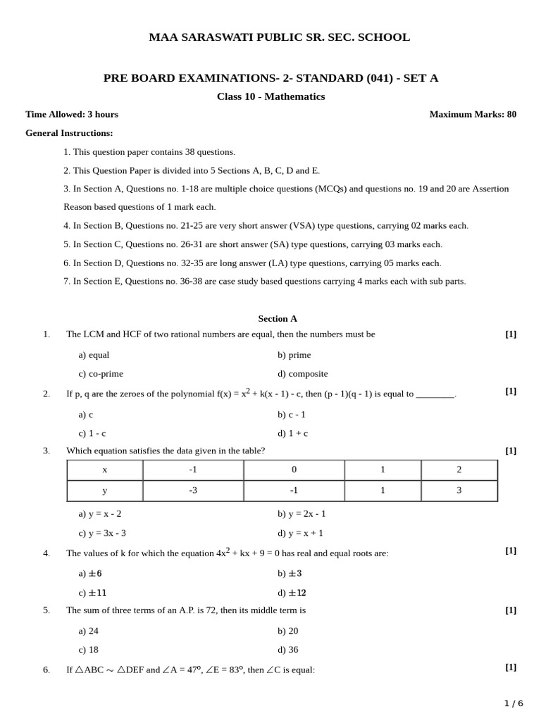 10 Std A Pdf Circle Sphere