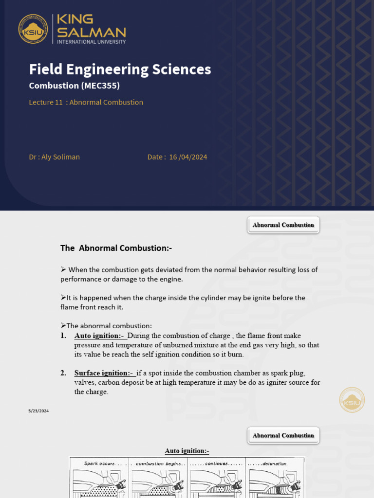 Combustion MEC355 - Lec 11 | PDF | Combustion | Energy Technology