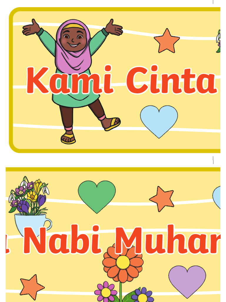 Banner Kami Cinta Nabi Muhammad | PDF