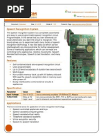 Voice Recognition Module vr3 Manual | PDF | Arduino | Speech Recognition
