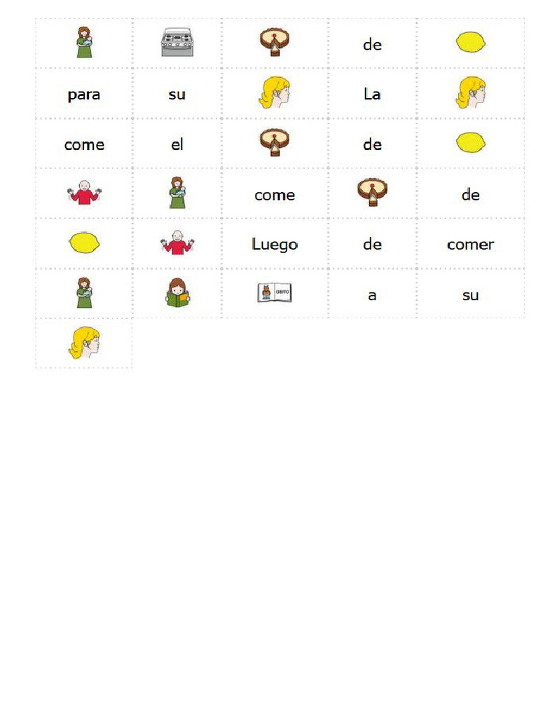 Lectura Pictogramas | PDF