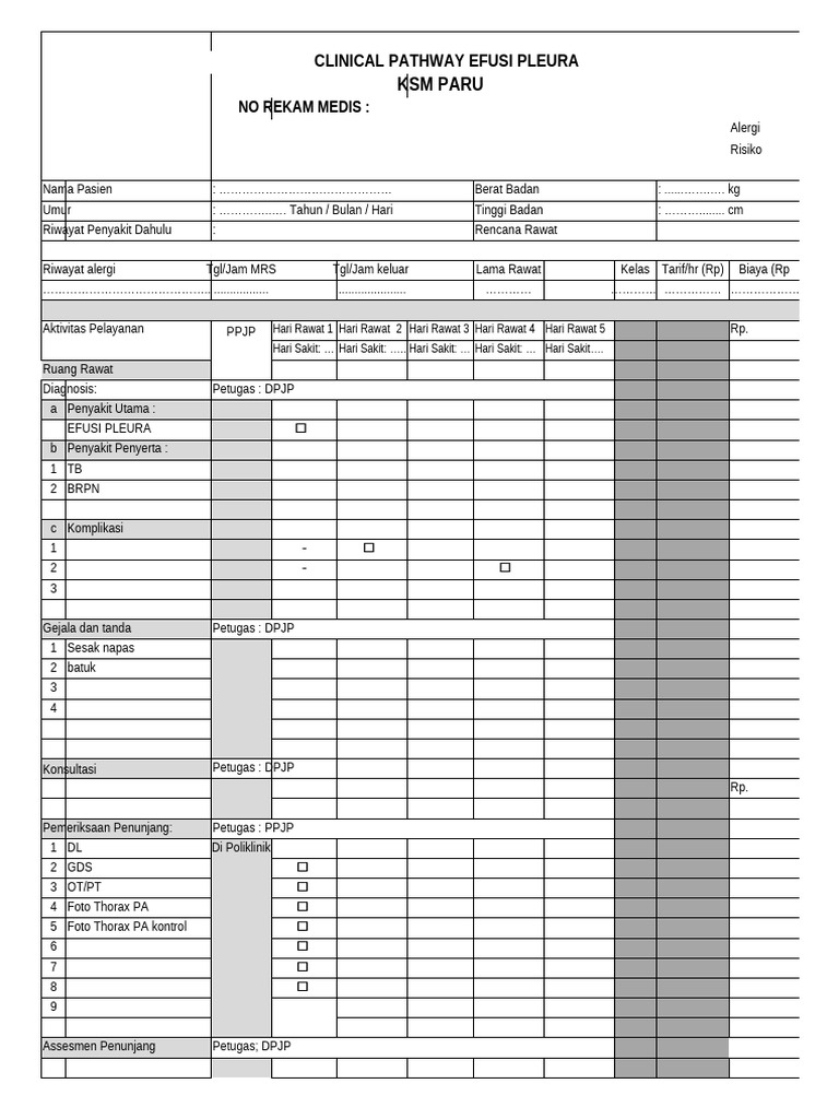 CLINICAL PATHWAY DALAM TF Fix | PDF