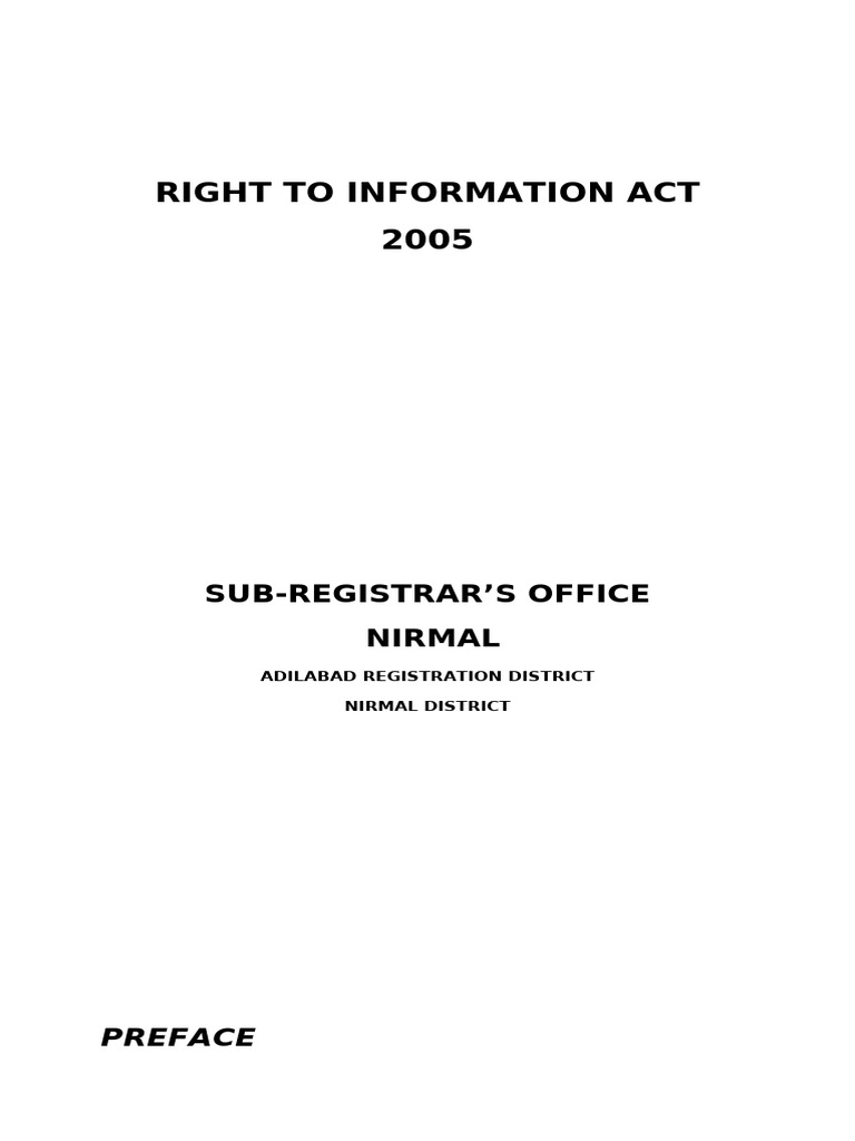 Word Format of RTI Hand Book-1 | PDF