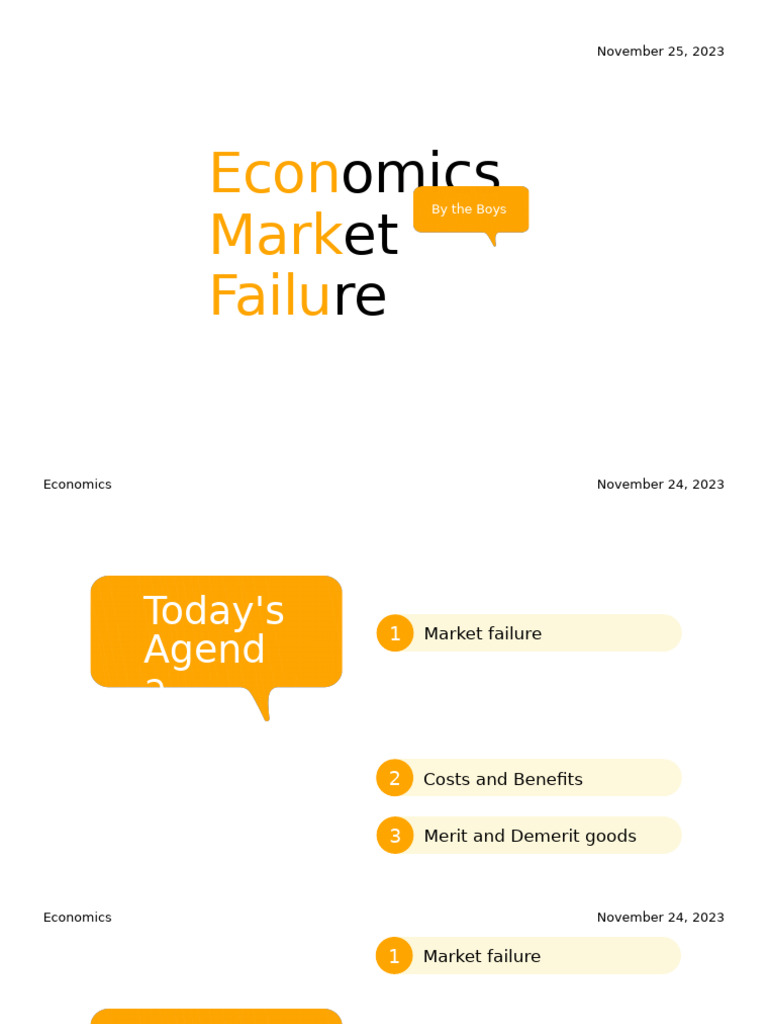 Understanding Market Failure in Economics | PDF | Market Failure ...