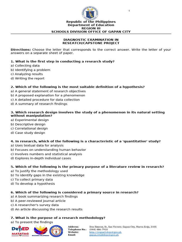 Diagnostic Research Capstone Project | PDF | Statistics | Data Analysis
