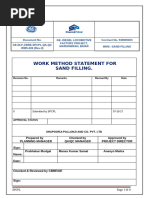 Backfilling Work Method Statement | PDF | Building Engineering | Materials