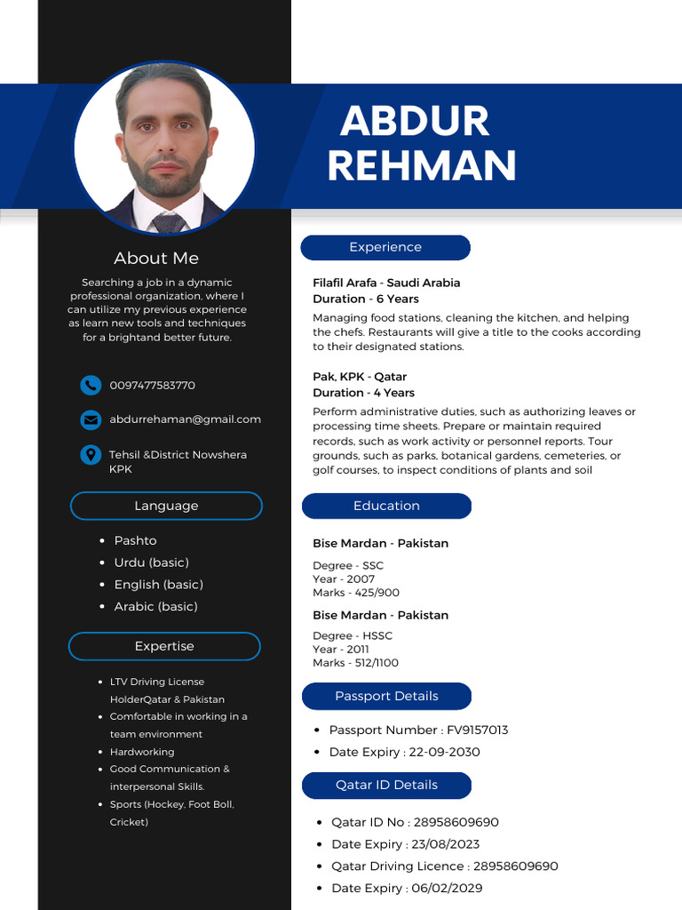 Black Modern Professional Resume - 20240429 - 160732 - 0000 | PDF