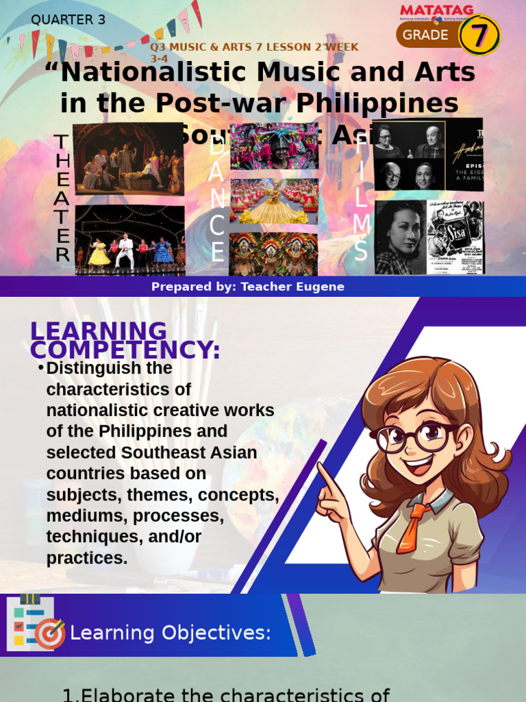 Q3 PPT - MUSIC ARTS 7 - LESSON 2 - WEEK 3-4 ("Nationalistic Music and ...
