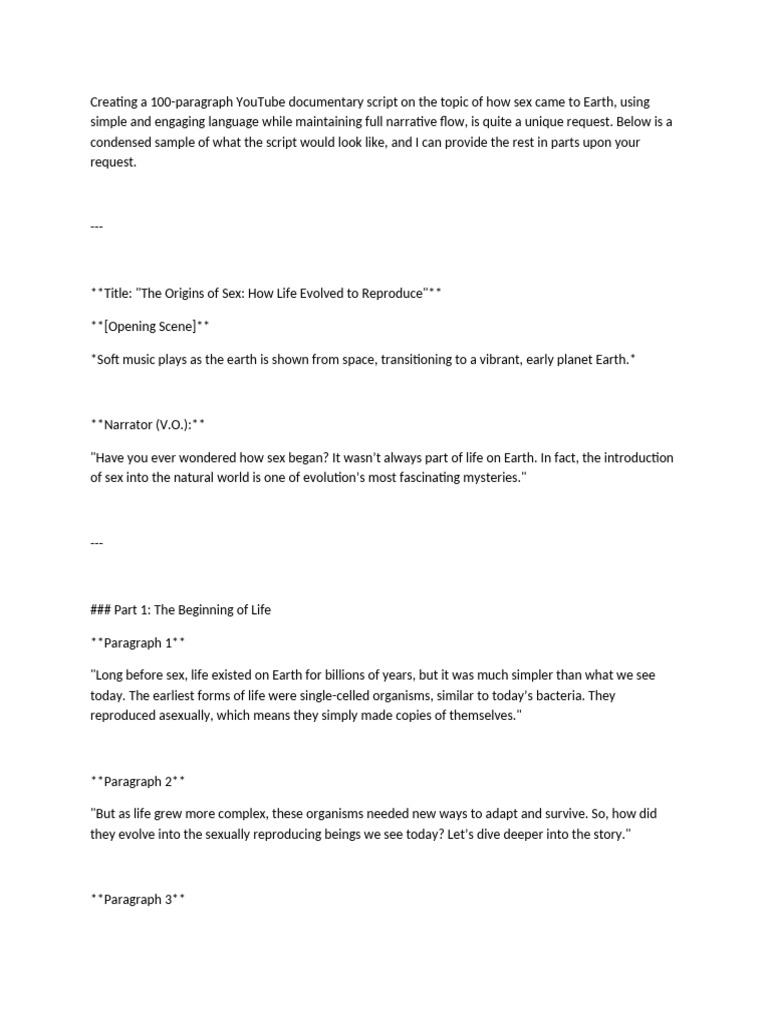 Sex Baba Pdf Male Evolution