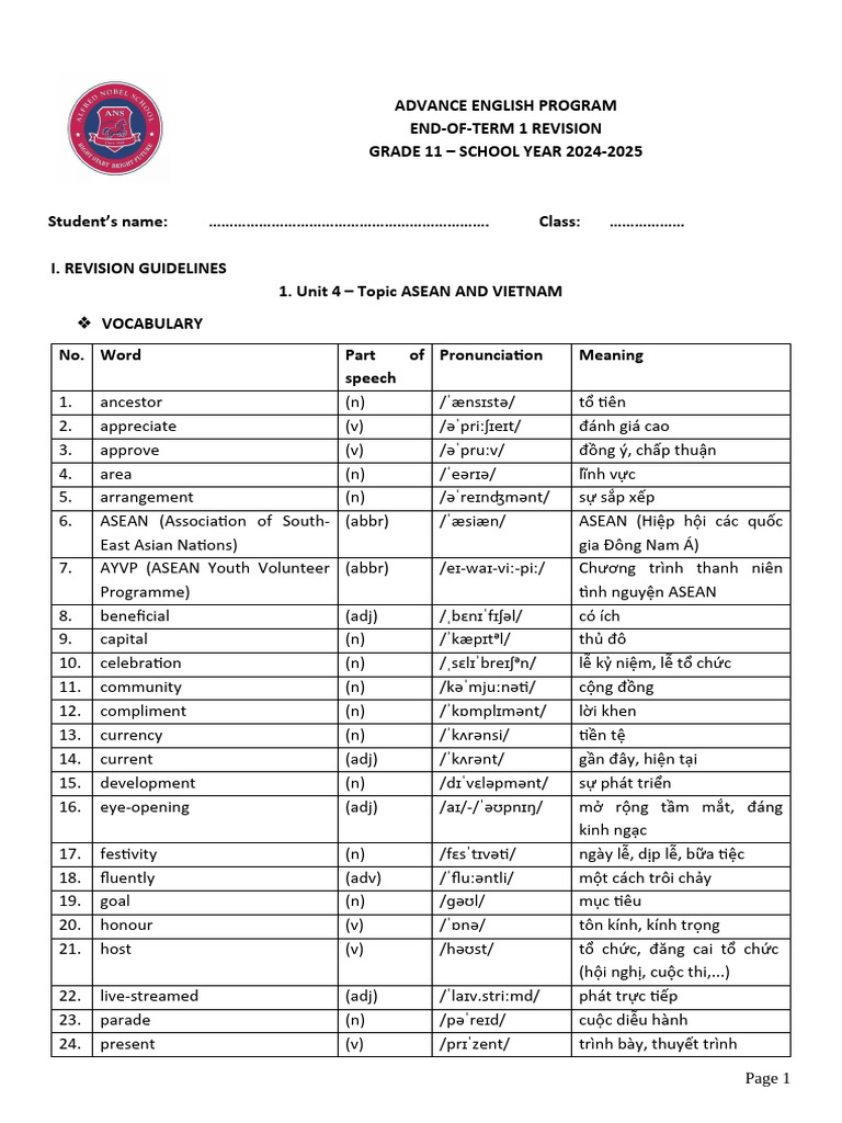 Revision Paper | PDF