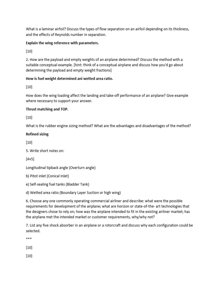 Airfoil Dynamics & Aircraft Design | PDF