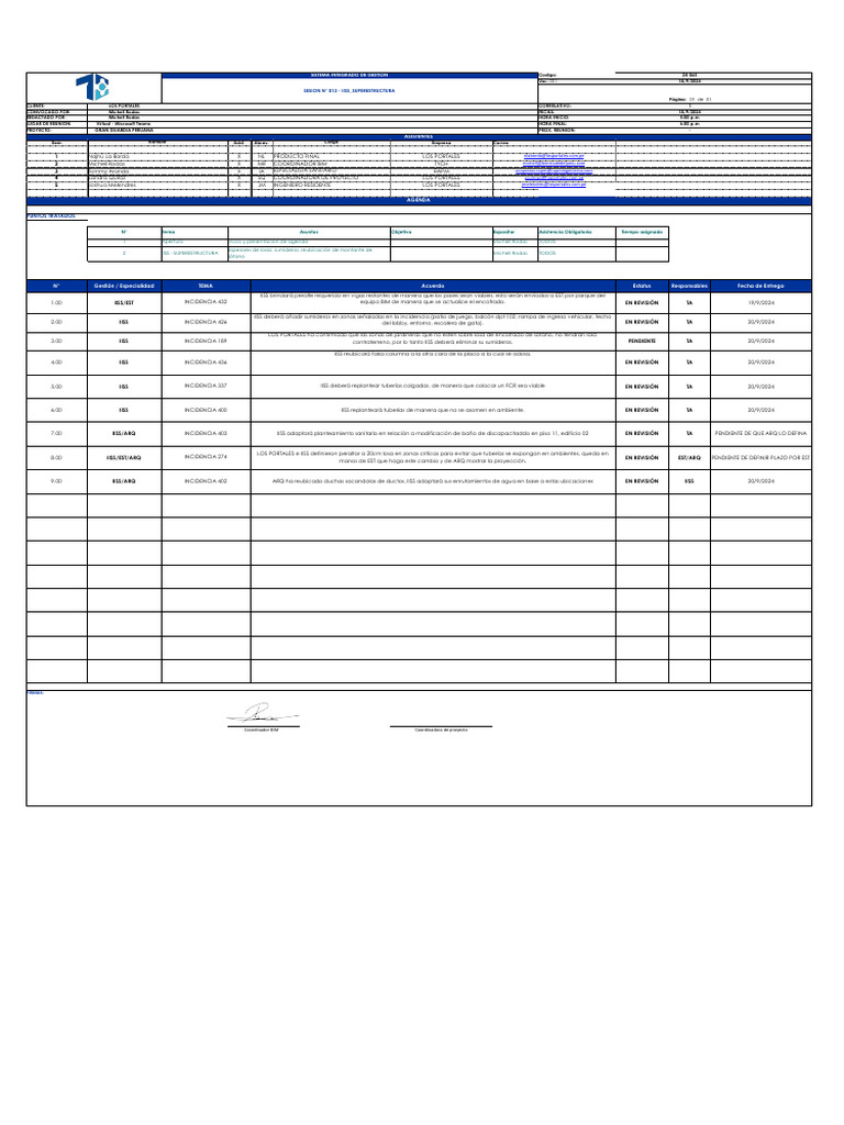 GGP - Acta de Sesión N°13 - IISS - SUPERESTRUCTURA | PDF | Microsoft