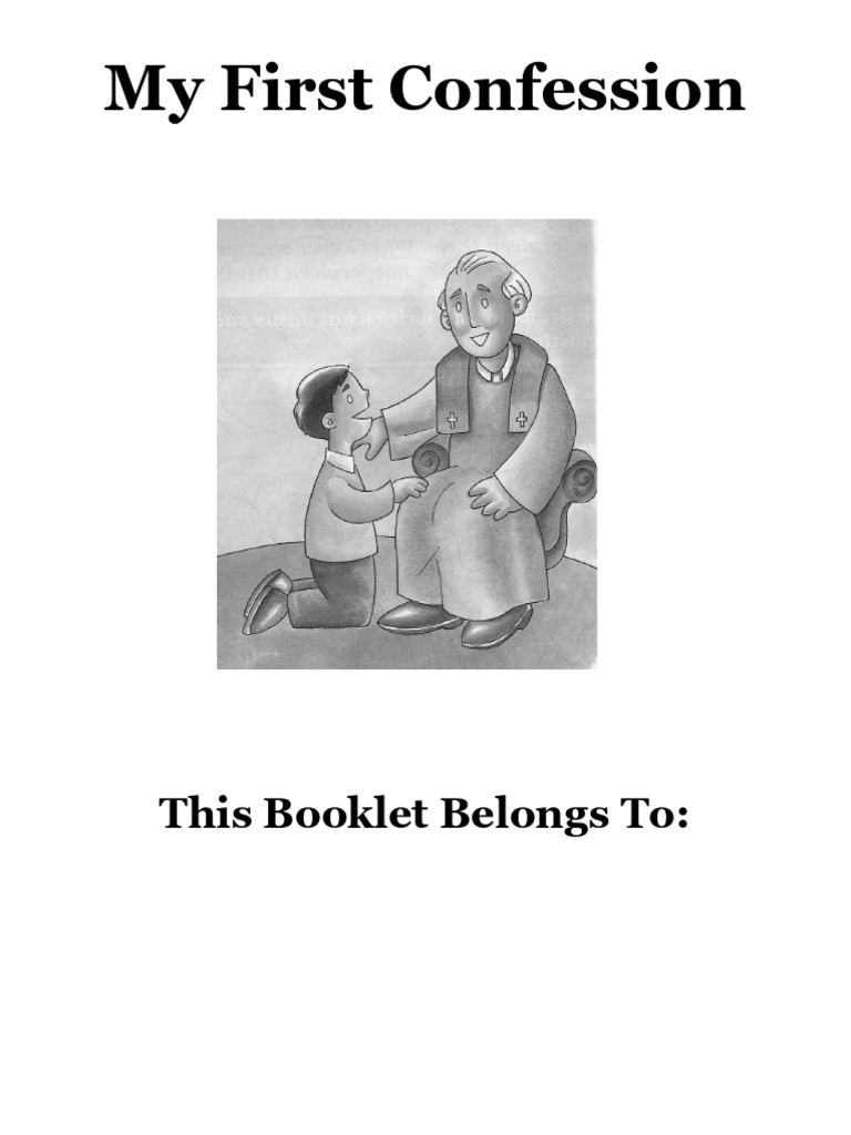 My Confession Booklet ok | PDF | Penance | Religious Belief And Doctrine