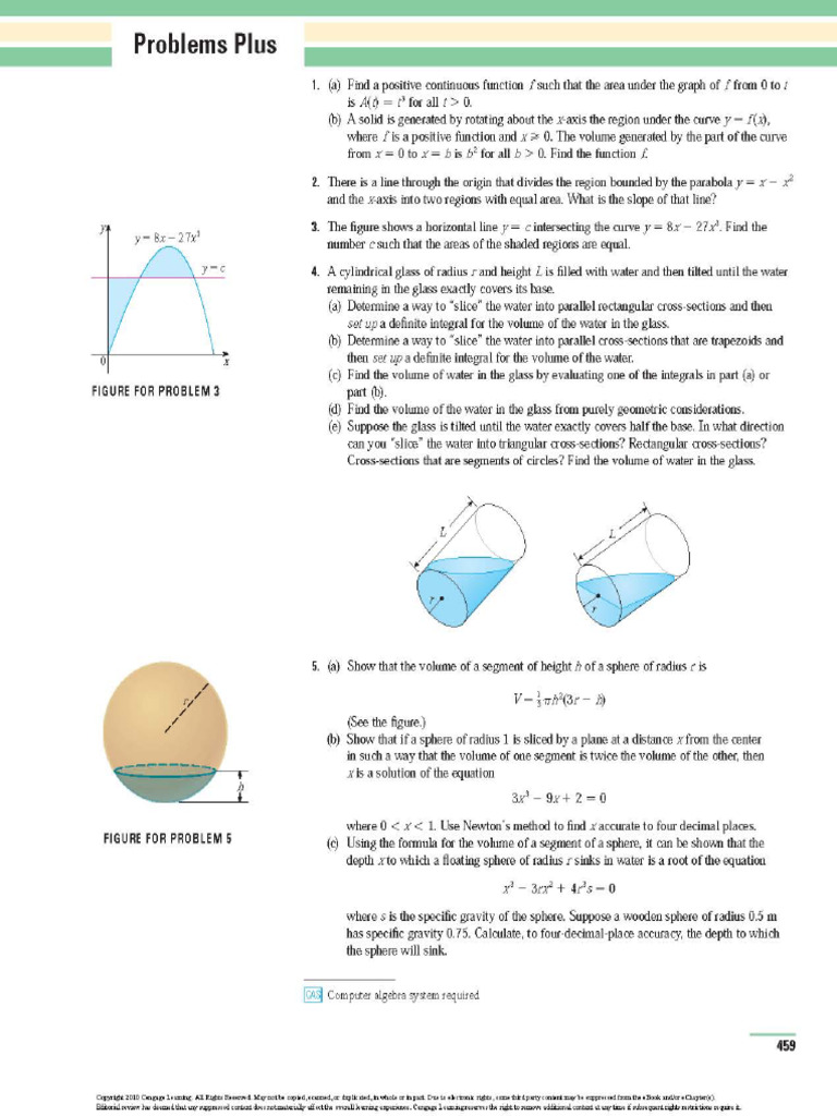 Topic 6 Applications of Integration | PDF
