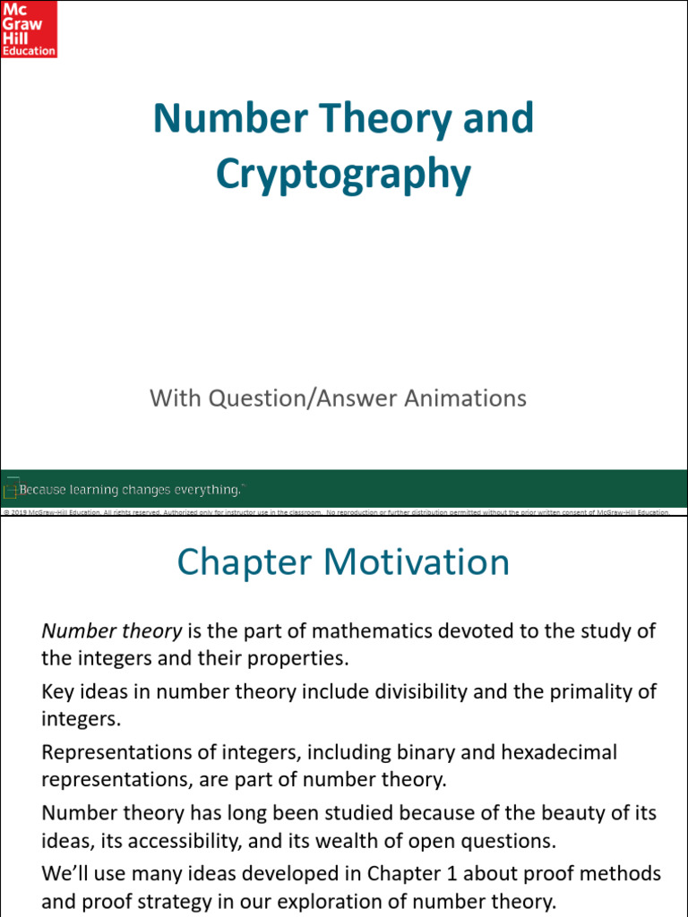 number theory | PDF | Prime Number | Number Theory