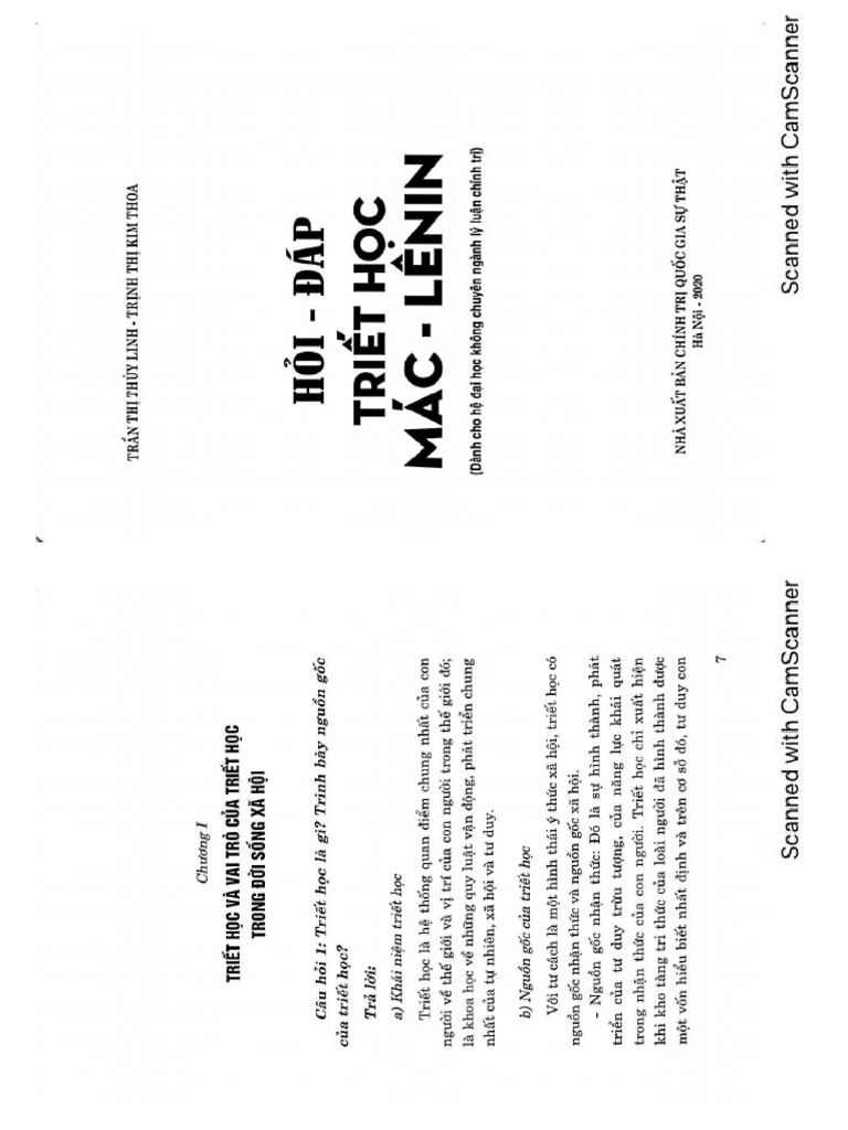 Hoi Dap Triet | PDF