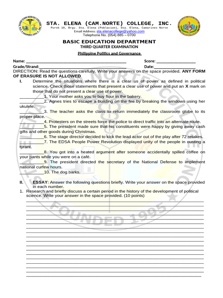 Phil.-Pol. - And-Gov-Q3 - 40-Copies | PDF