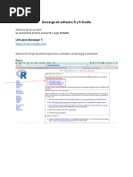 Manual de Descarga e Instalación de R y Rstudio | PDF | Archivo de computadora | Microsoft Windows