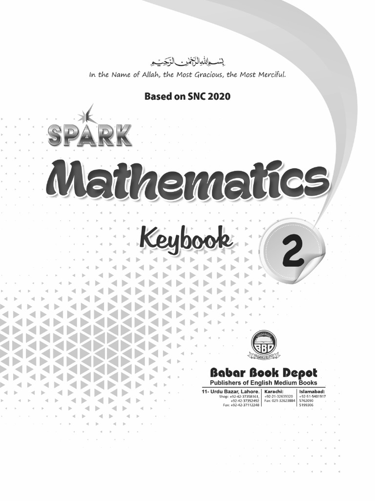 Math Keybooks Class 2 | PDF