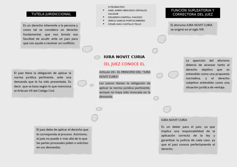 Infografía IURA NOVIT CURIAE | PDF | Juez | Justicia
