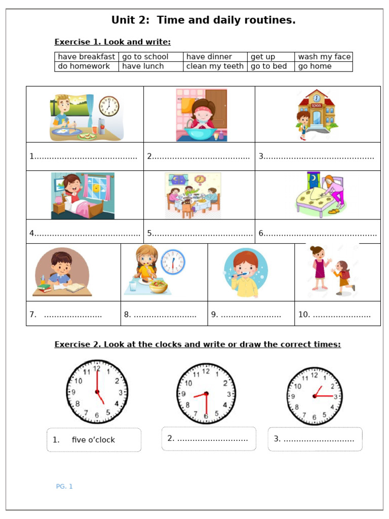 GRAMMAR Unit 2 | PDF