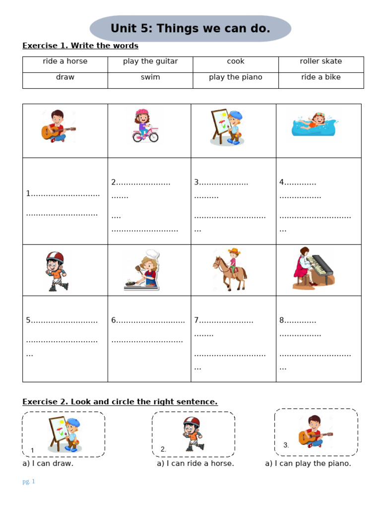 GRAMMAR Unit 5 | PDF