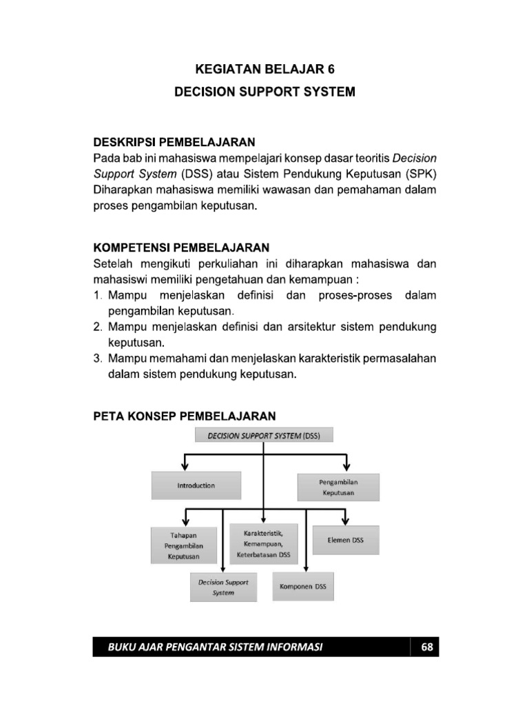 6 Decision Support System | PDF