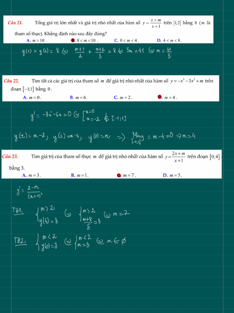 Ham So Muc 3 Cau 21 40 | PDF