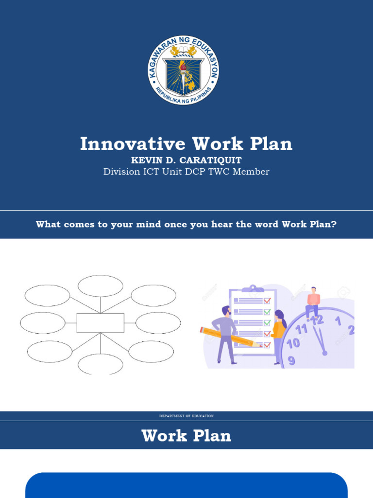 AND 6. WORK PLAN and LND - DepED Template | PDF | Information And ...