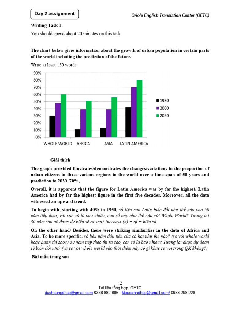Key Day 2 - Writing Task 1 | PDF