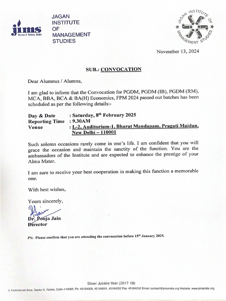 Convocation | PDF