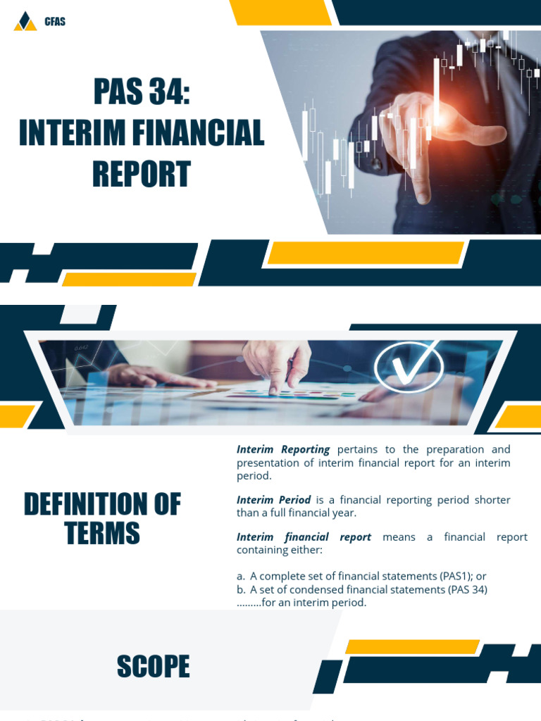 PAS 34: Interim Financial Reporting Guide | PDF | Financial Statement ...