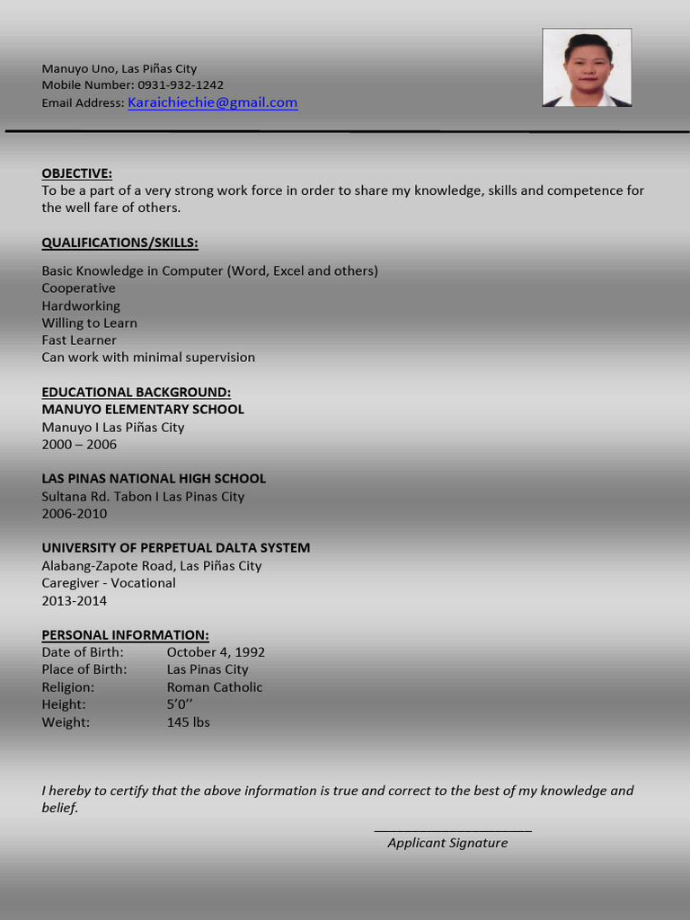 Anna Geneva Rose L. Quilatan Resume | PDF