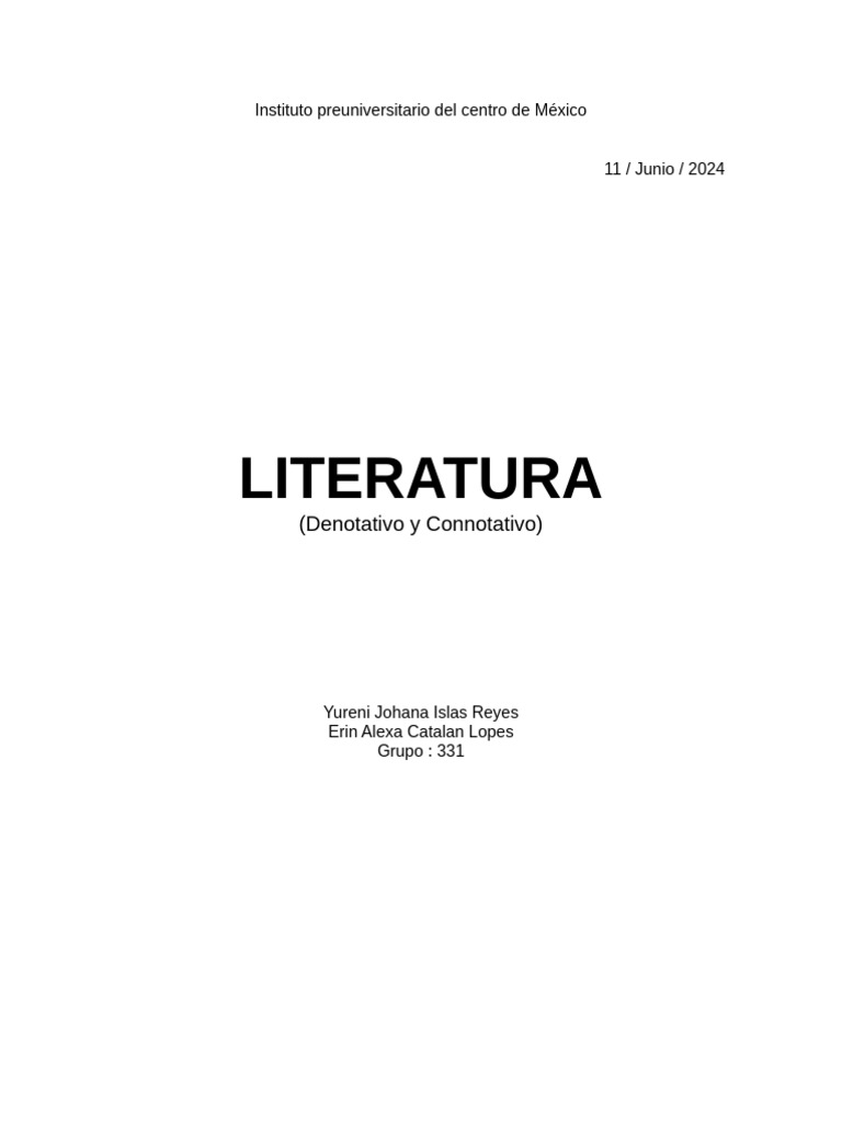 Literatura! | PDF