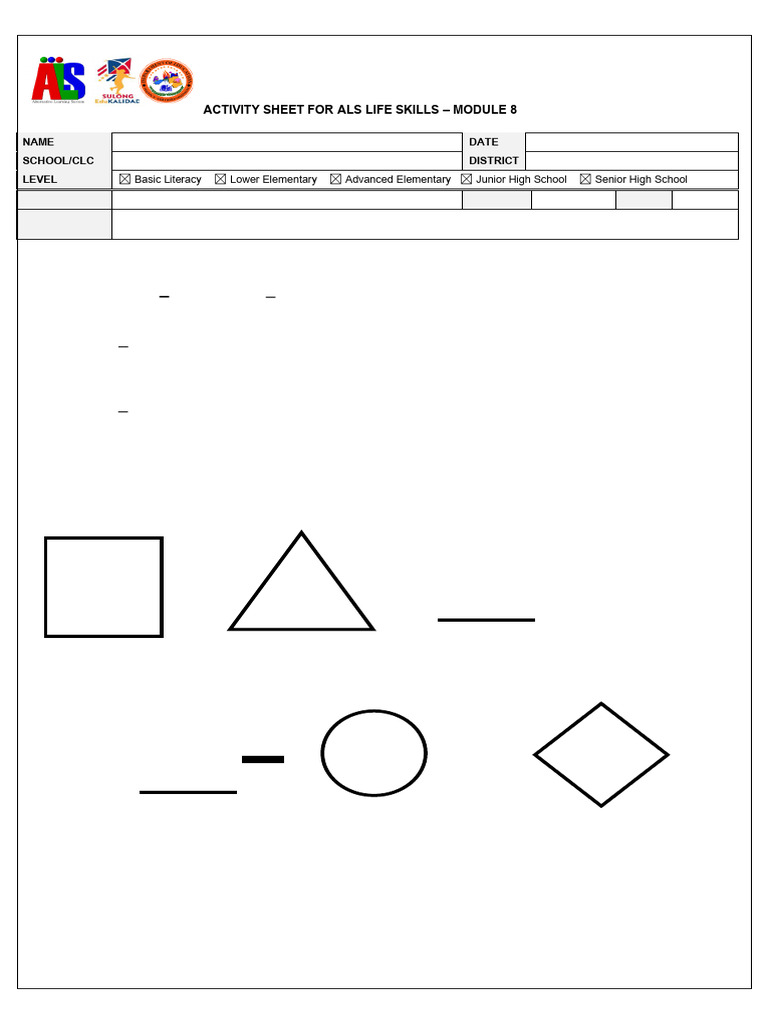 DLP ALS Life Skills Mod8 LAS8 Expected Business Profit | PDF