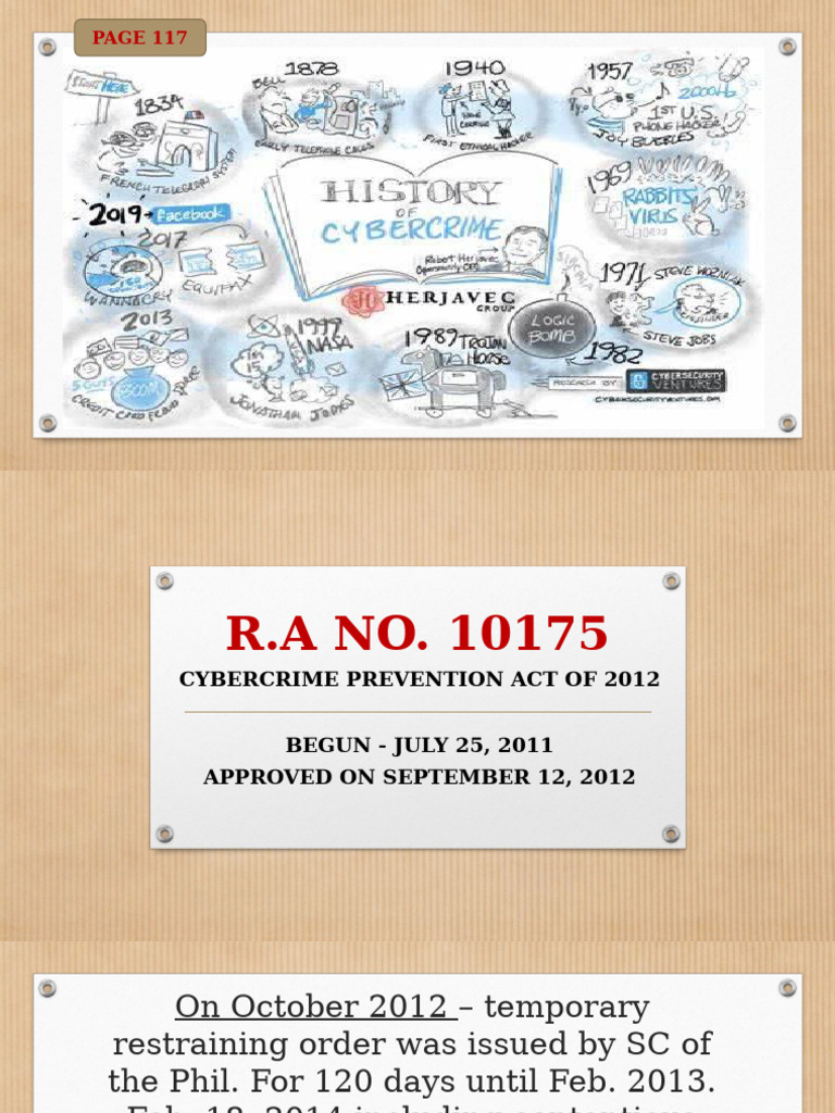 History & R.A 10175 Cybercrime Law - 092535 | PDF | Computer Security ...