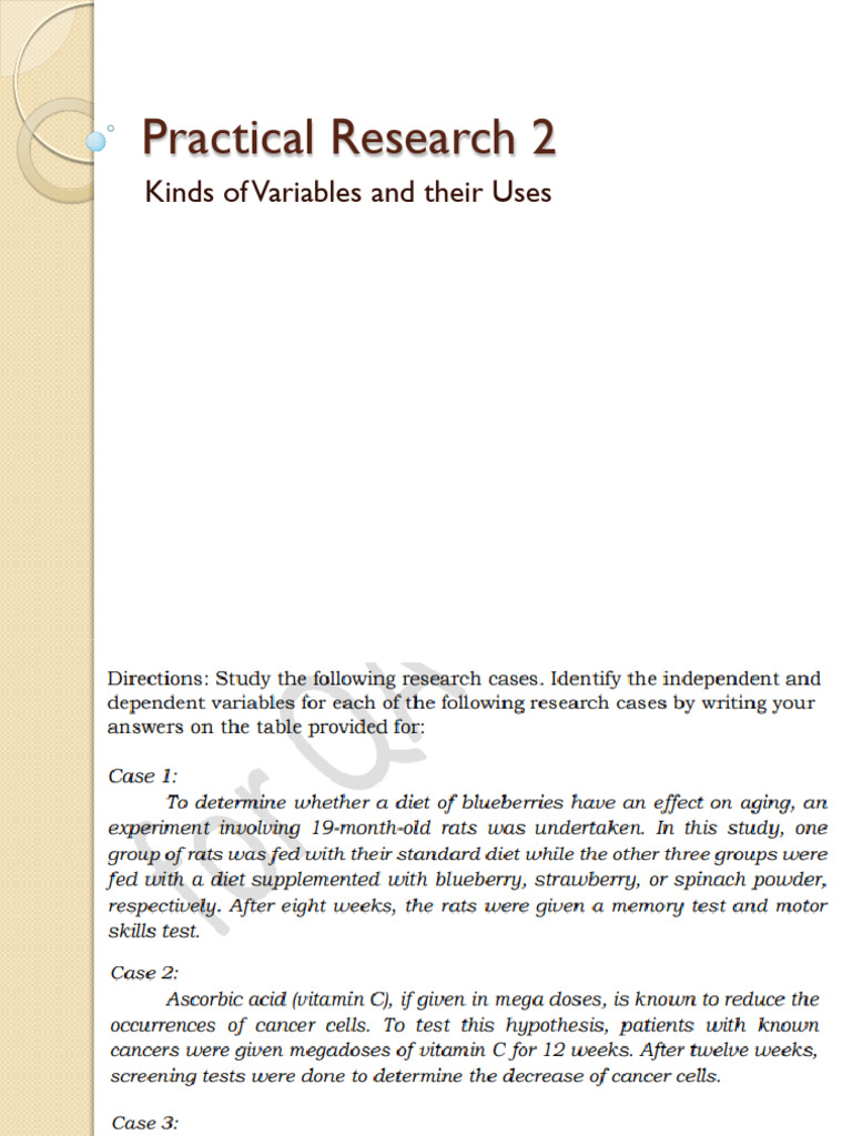 4-kinds-of-variables-and-their-uses (1) | PDF